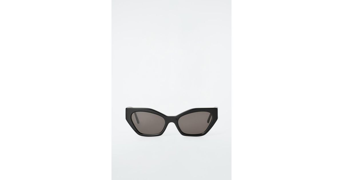 COS Angular Cat-Eye Sunglasses in Grey | Lyst UK