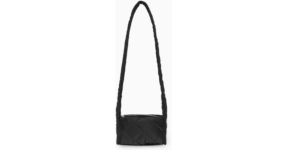 COS Mini Diamond-quilted Crossbody in White | Lyst COS Mini Diamond-quilted Crossbody in White | Lyst