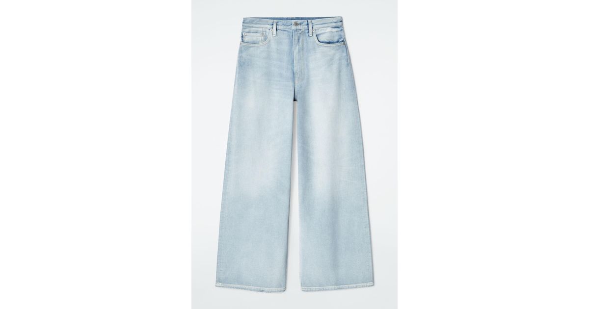 COS Pool Wide-leg Jeans in Blue | Lyst