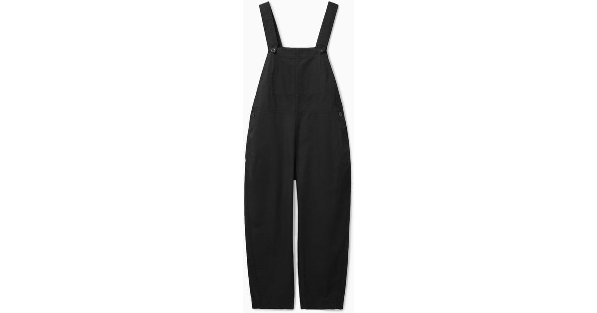 COS Barrel-leg Overalls in Black | Lyst UK