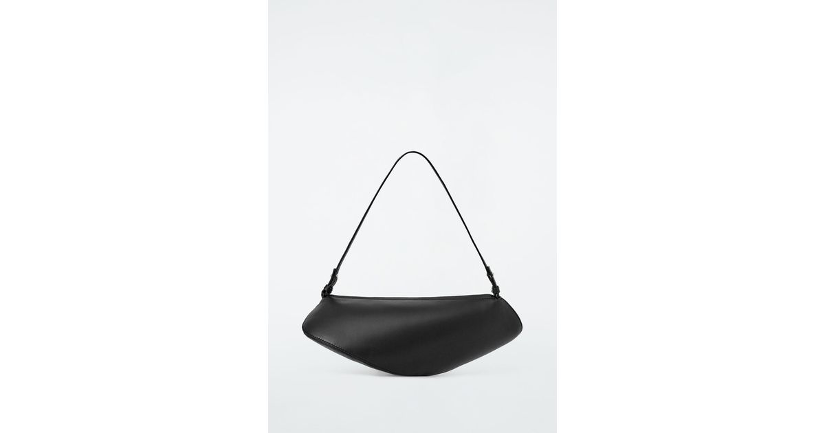 COS Cove Clutch Bag - Leather in Black | Lyst