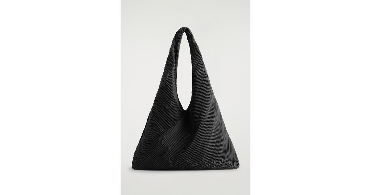 COS Sculptural Shoulder Bag in Black | Lyst