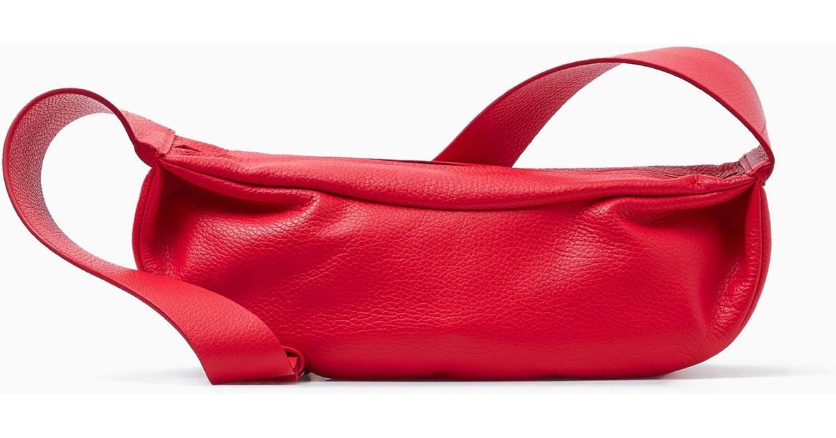 COS Swing Crossbody - Leather in Red | Lyst UK