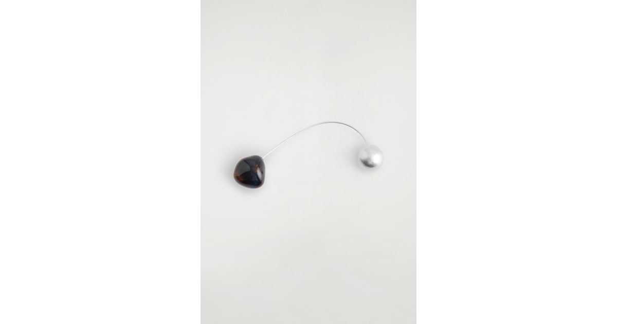 COS Ceramic Wire Brooch in Metallic | Lyst UK