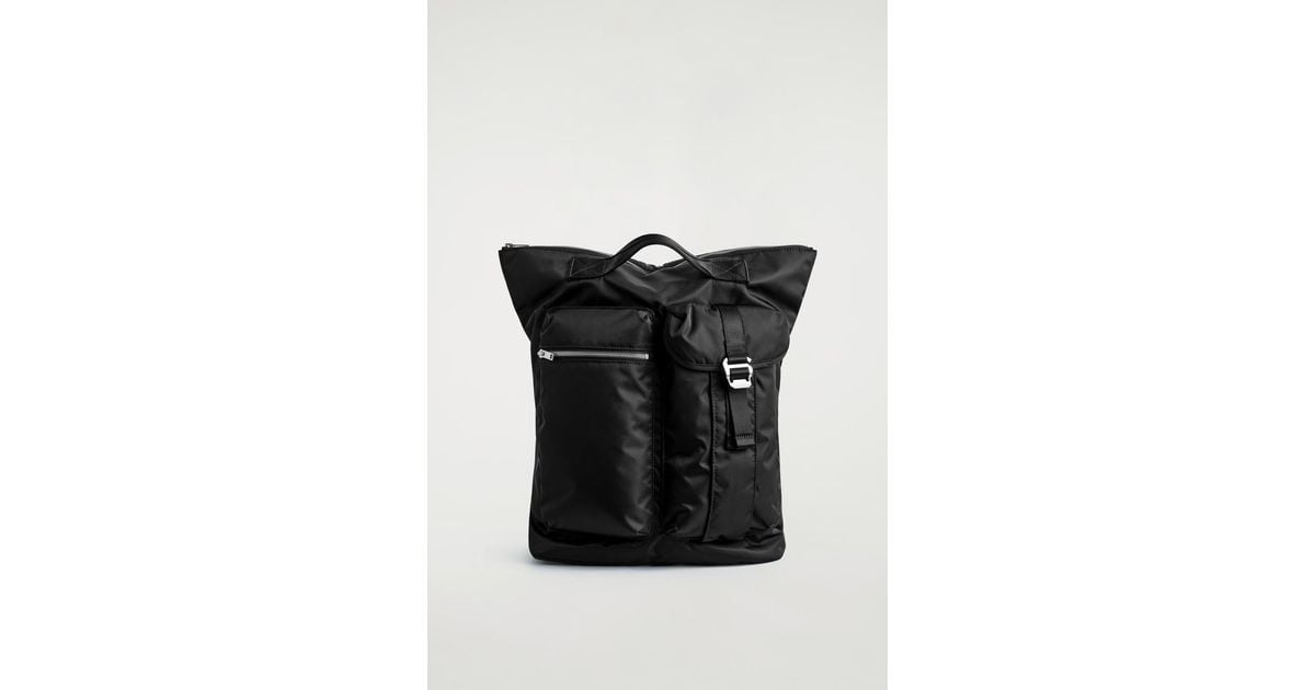 COS Pursuit Backpack in Black for Men | Lyst