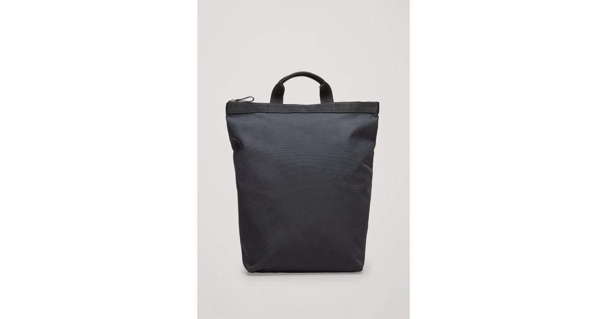COS Tote Backpack in Blue for Men | Lyst