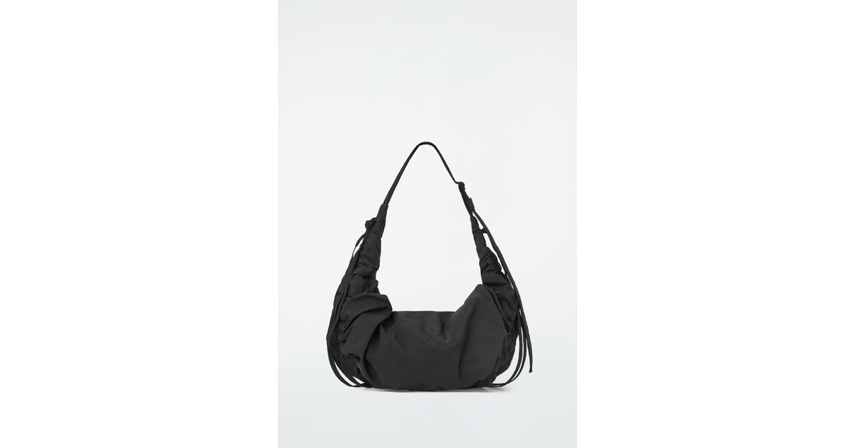 COS Canopy Mini Crossbody Bag - Nylon in Black | Lyst UK