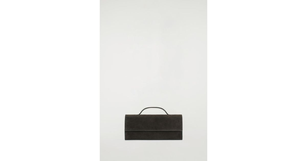 COS Gallery Clutch Bag in Black | Lyst UK
