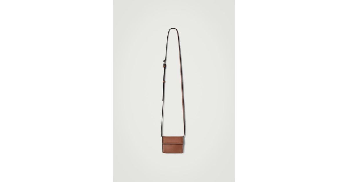 COS Mini Crossbody Pouch - Leather in White for Men | Lyst UK