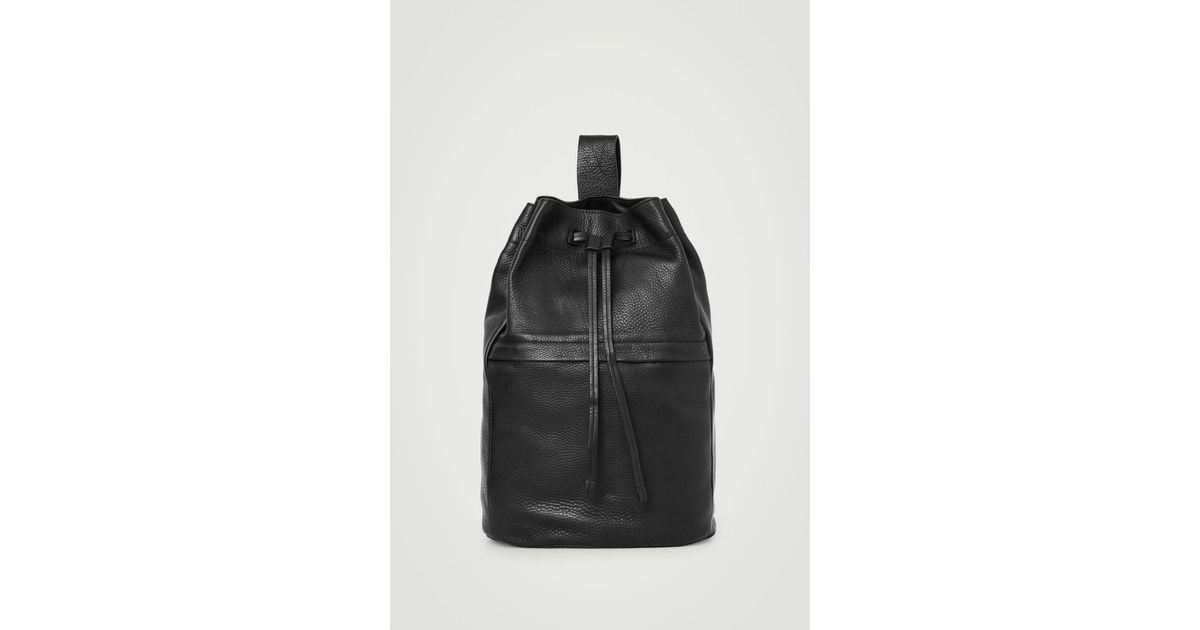 COS Drawstring Duffle Bag in Black for Men | Lyst