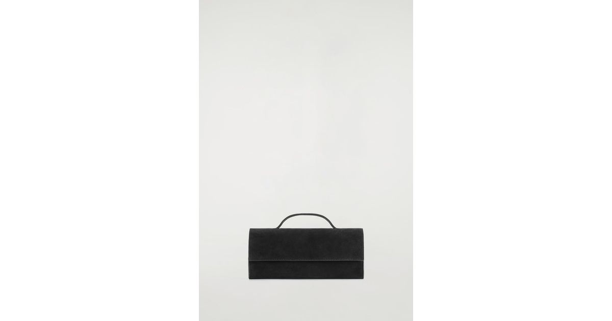COS Gallery Clutch Bag in Black | Lyst