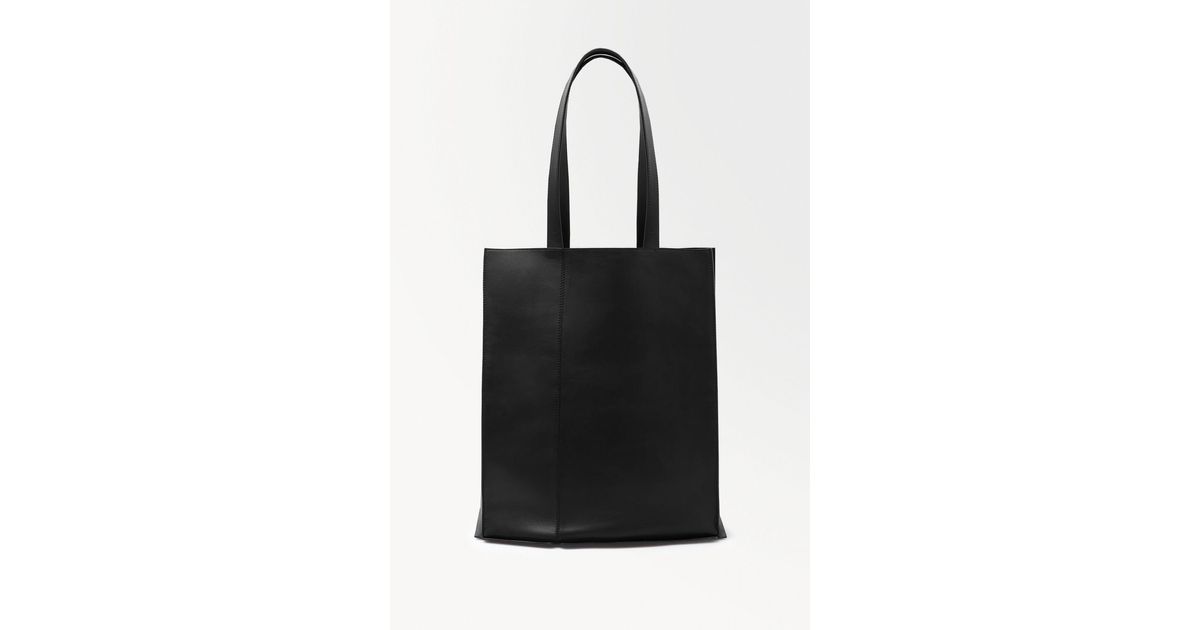 COS The Sculpted Tote - Leather in Black for Men | Lyst
