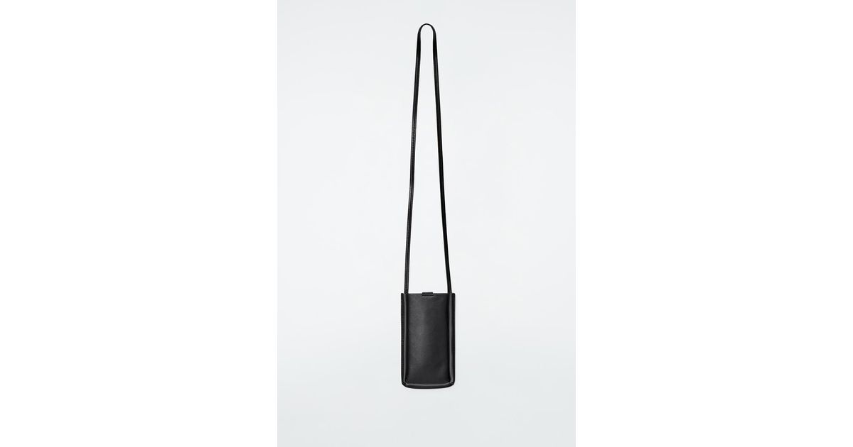 COS Crossbody Phone Pouch in Black | Lyst UK