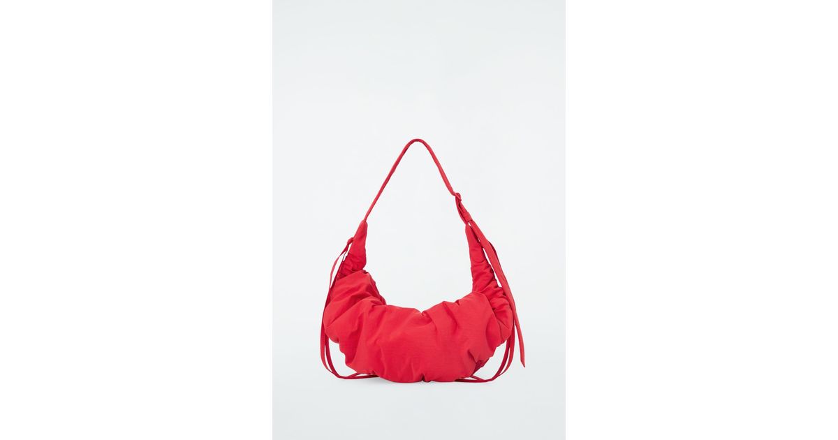 COS Canopy Mini Crossbody - Nylon in Red | Lyst