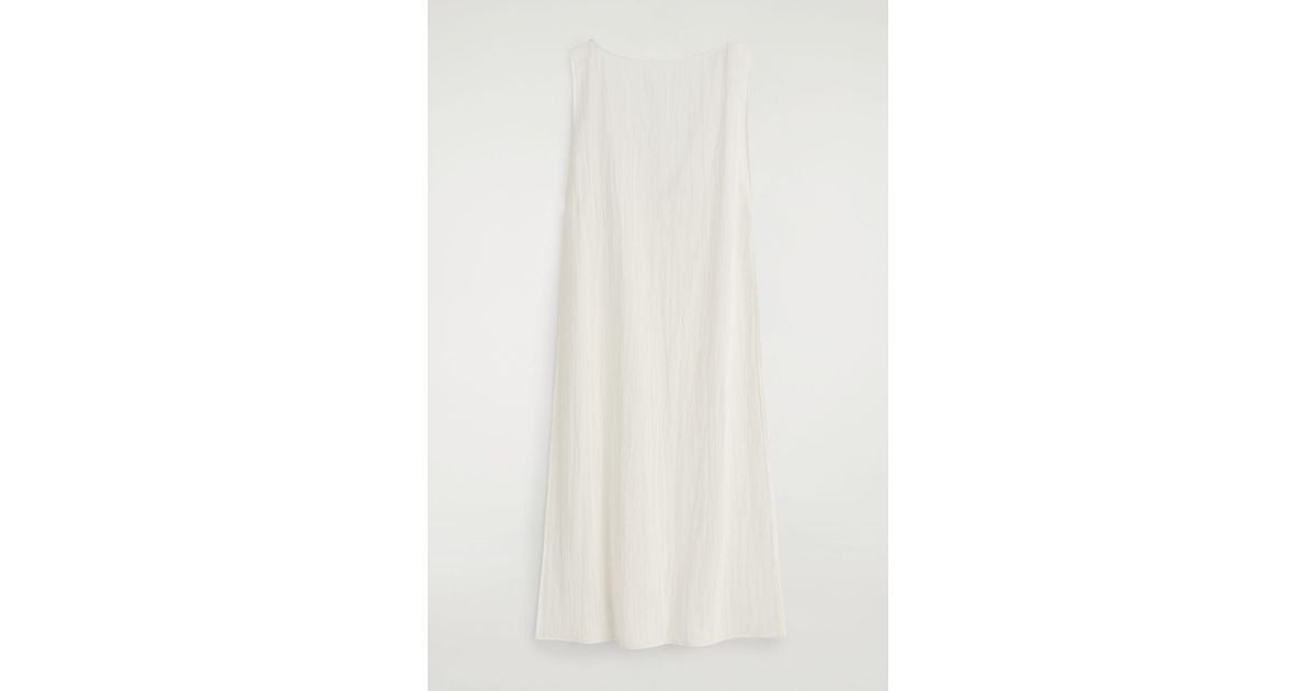 COS Open-side Sheer Tunic in White | Lyst