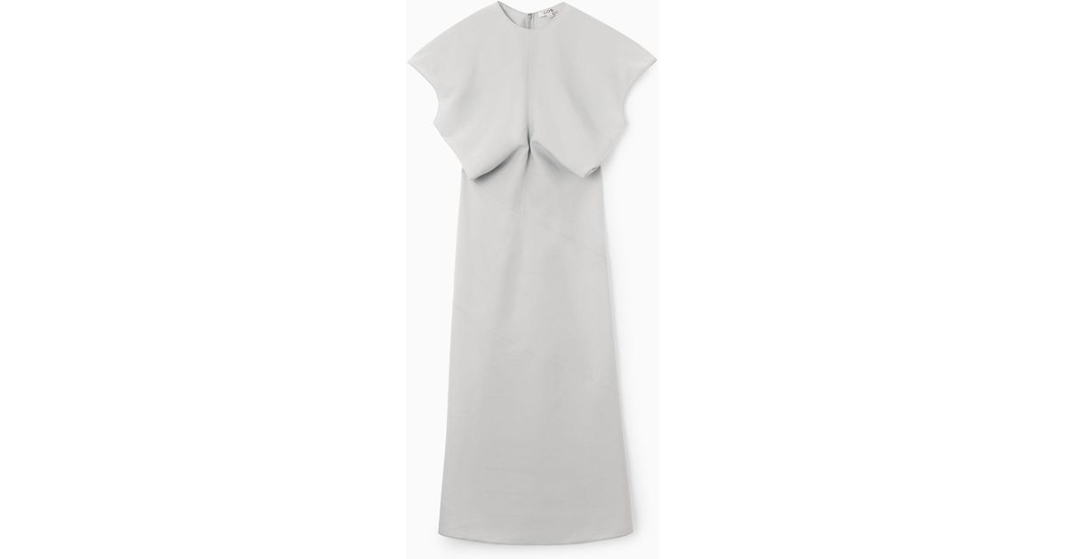Spiral Seam Maxi Dress