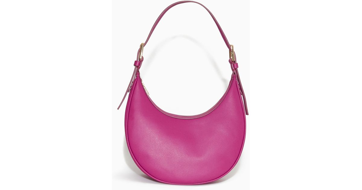 COS Mini Crescent Bag - Leather in Pink | Lyst UK