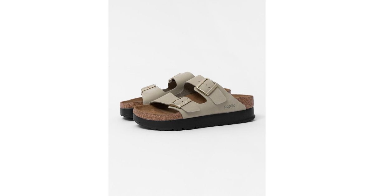 Birkenstock Arizona Flex Platform Leather Sandals, , Size: 7.5 | Lyst