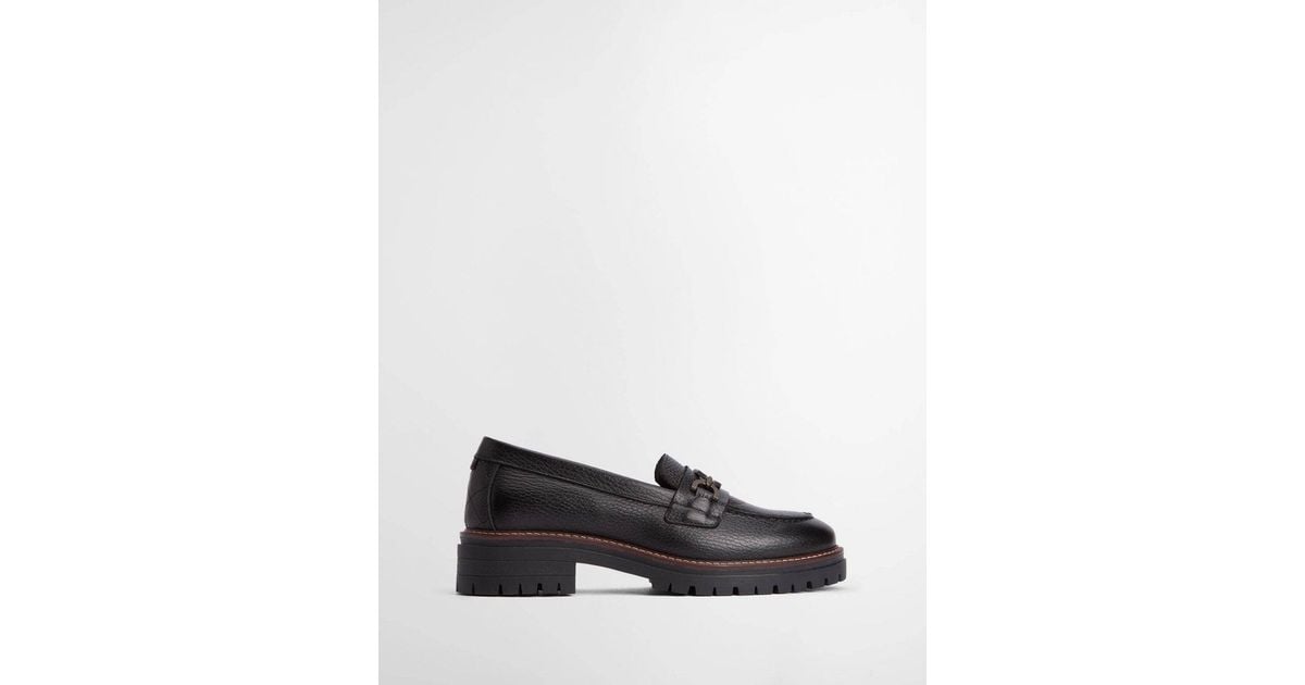 Barbour Maddie Loafers in White | Lyst