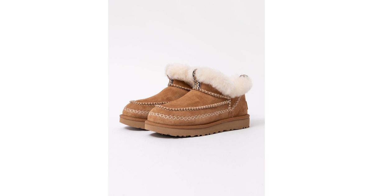 UGG Classic Ultra Mini Alpine Boots in Brown | Lyst