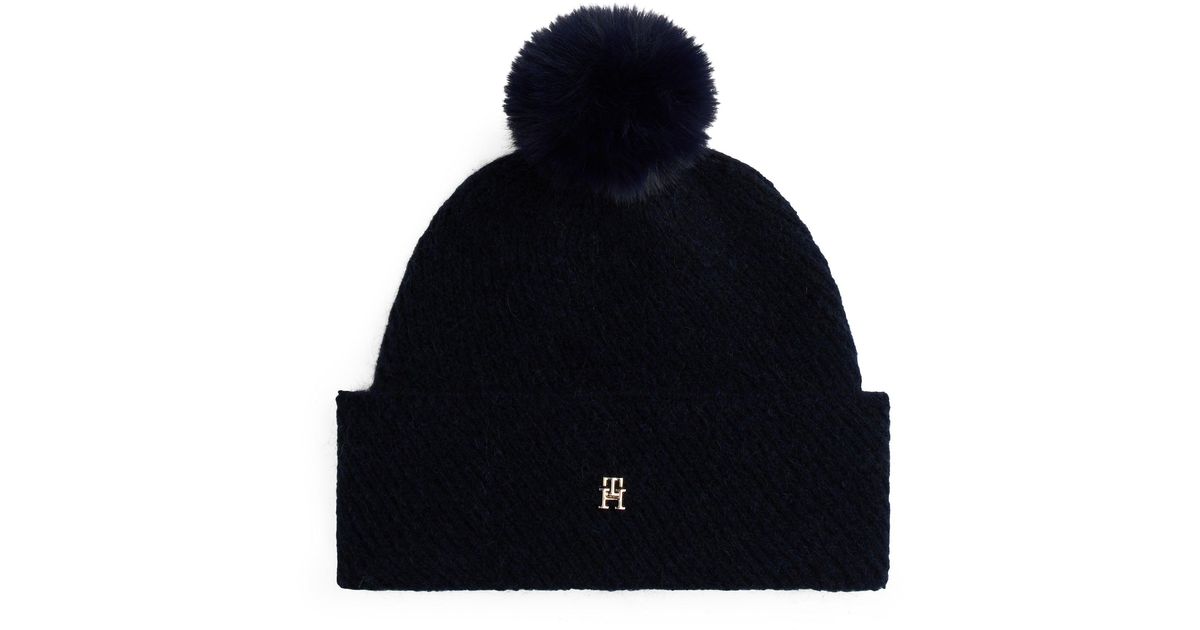 Tommy Hilfiger Pom Pom Beanie Gift Set in Blue | Lyst UK
