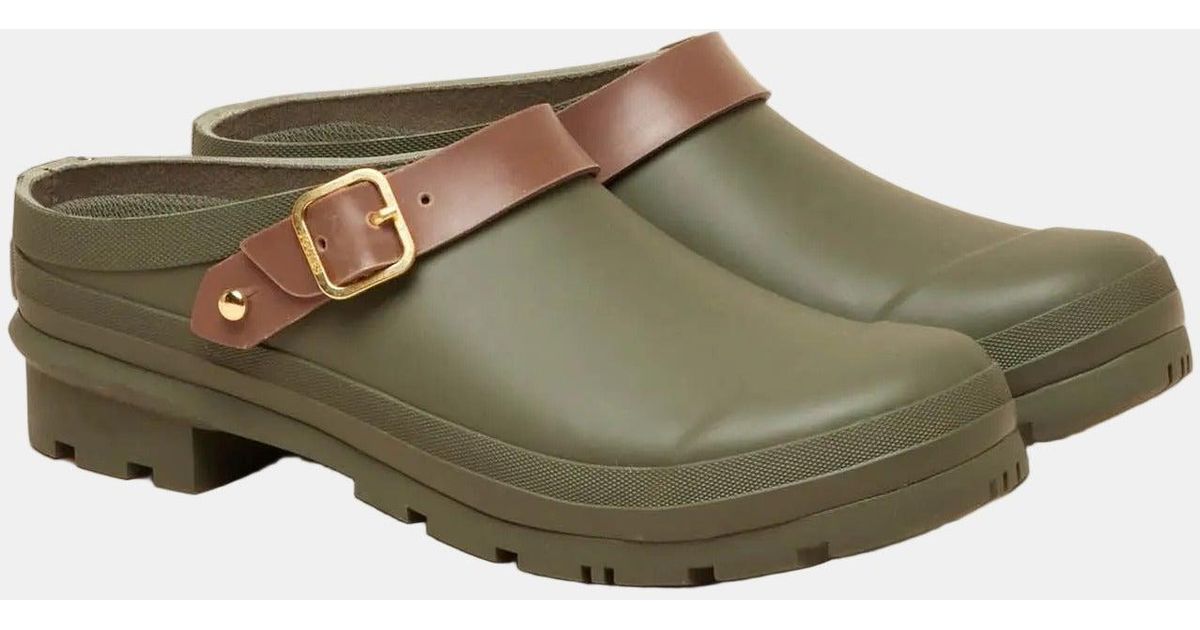 Joules Elbridge Welly Clogs in Green | Lyst UK