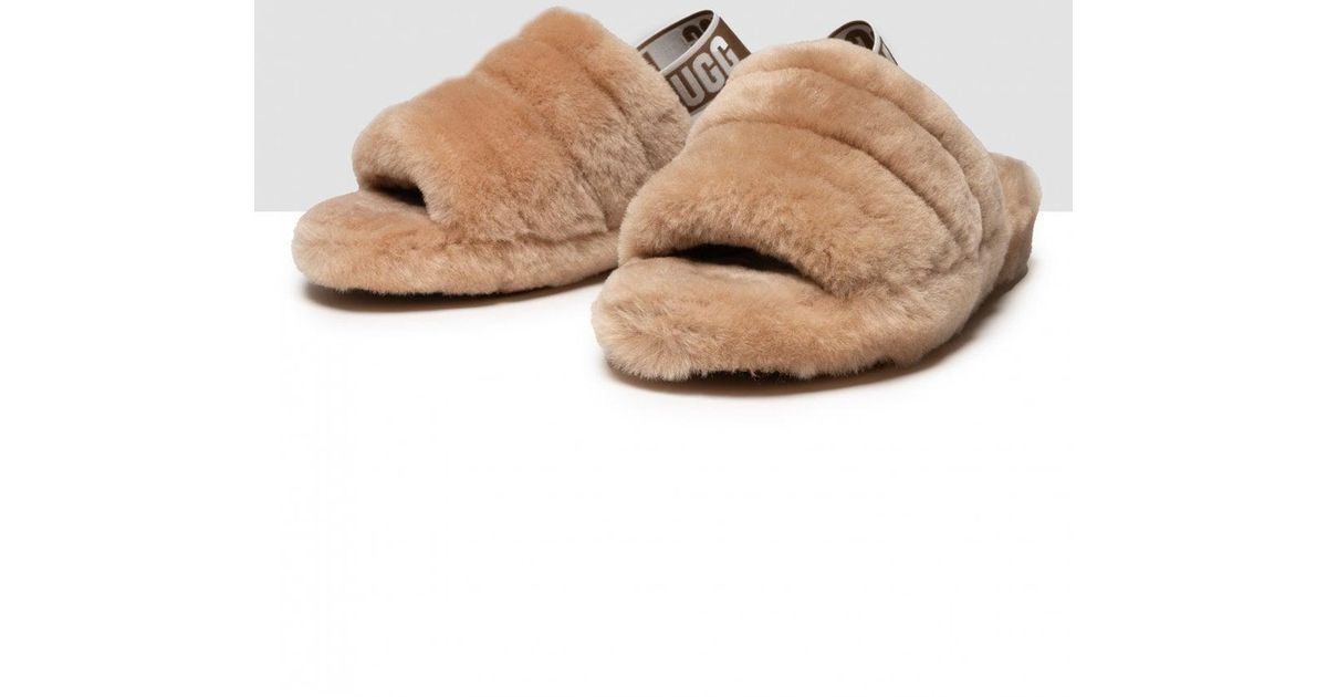 UGG Fluff Yeah Slide Slipper in Brown | Lyst UK