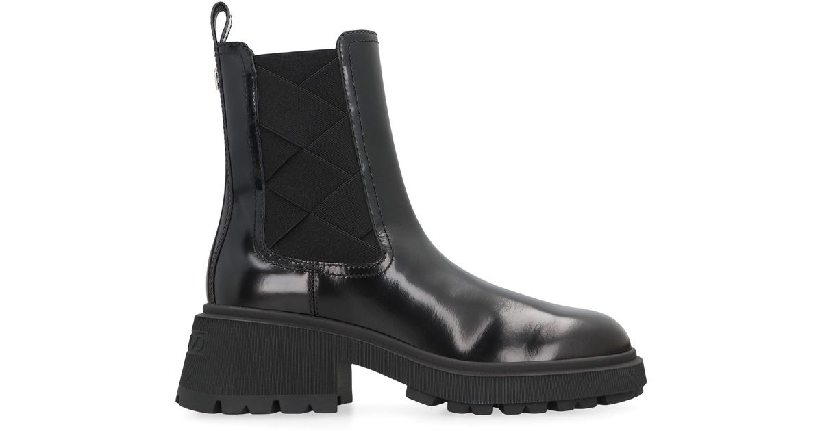 Jimmy Choo Louri Ankle Boots in Black | Lyst