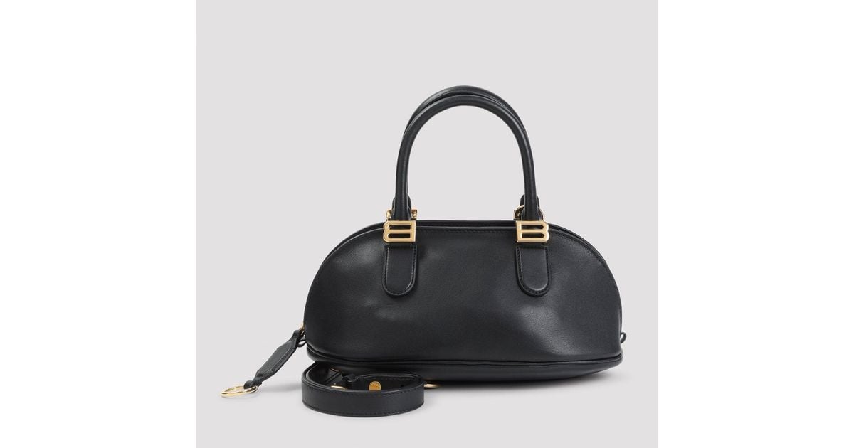 Balenciaga Mini Bolero Bowling Bag in Black | Lyst