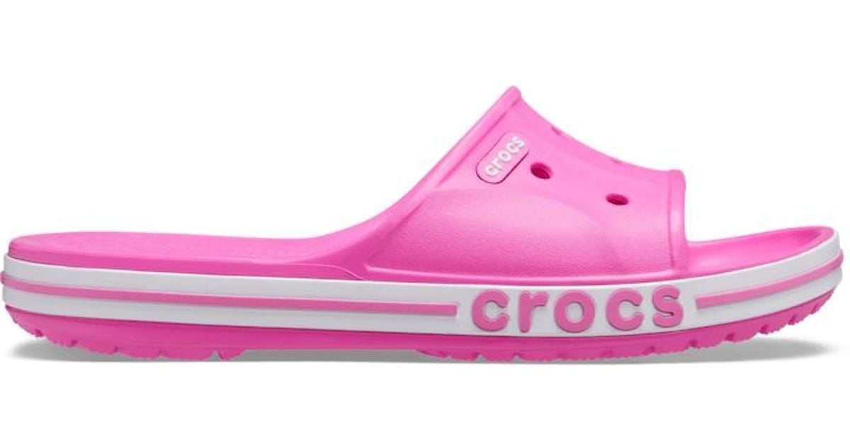 Crocs™ Bayaband Slide in Electric Pink (Pink) | Lyst