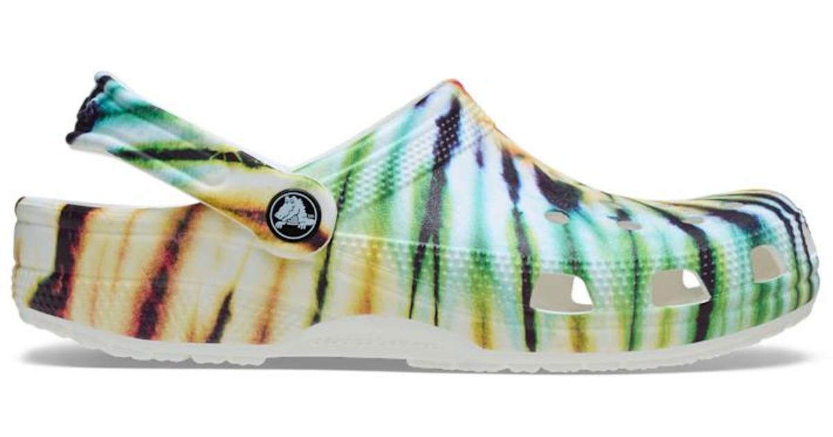 Crocs™ Classic Tie Dye Clog in Blue | Lyst