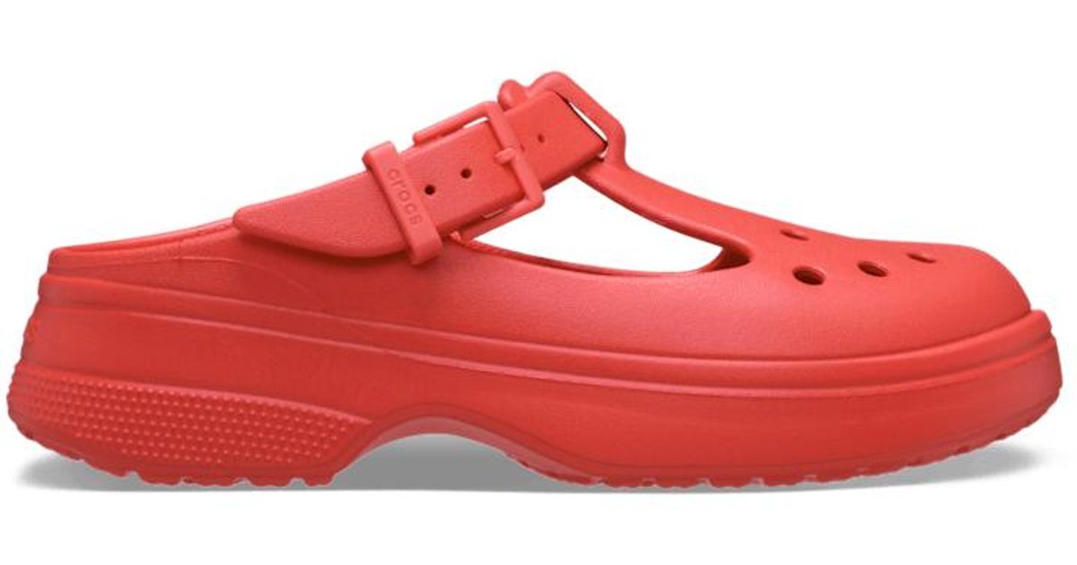 Crocs™ Classic Mary Jane Clog in Red | Lyst