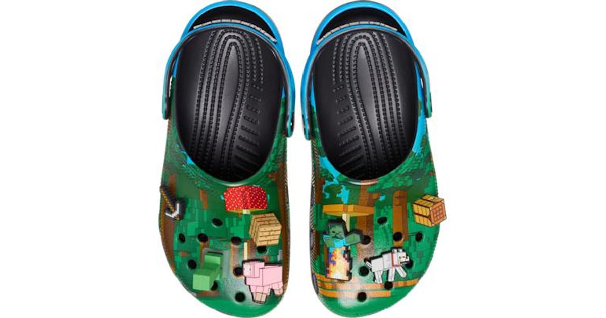 Crocs™ Minecraft Classic Clog in Green for Men | Lyst