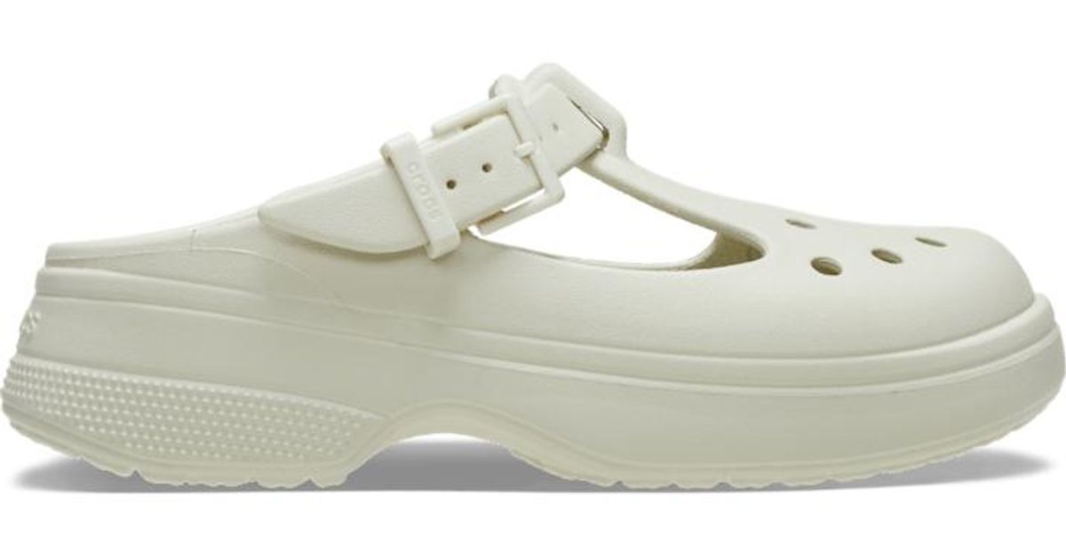 Crocs™ Classic Mary Jane Clog; Linen in Black | Lyst