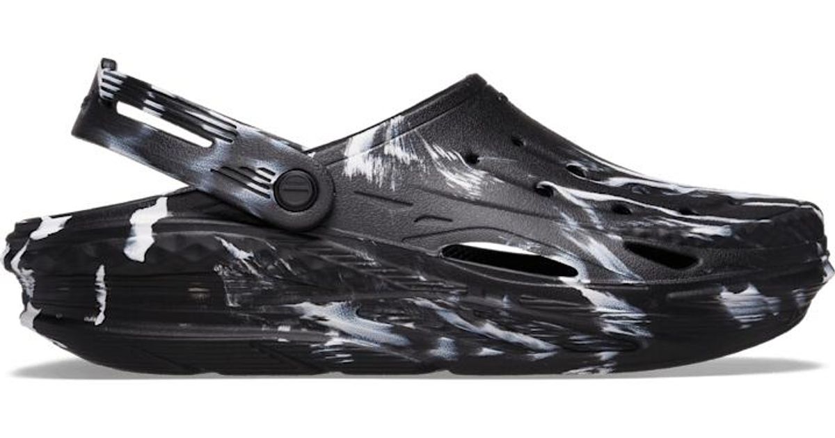 Crocs™ Off Grid Marbled Clog in Black for Men | Lyst