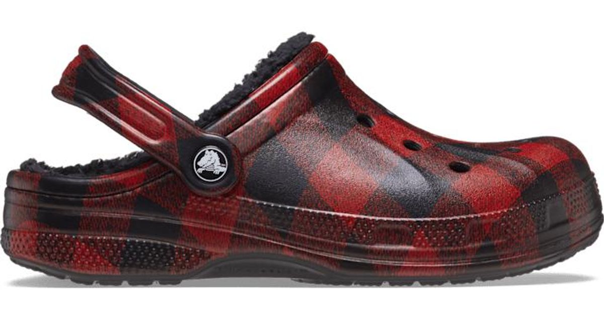Crocs™ Ralen Lined Graphic Clog in Red | Lyst