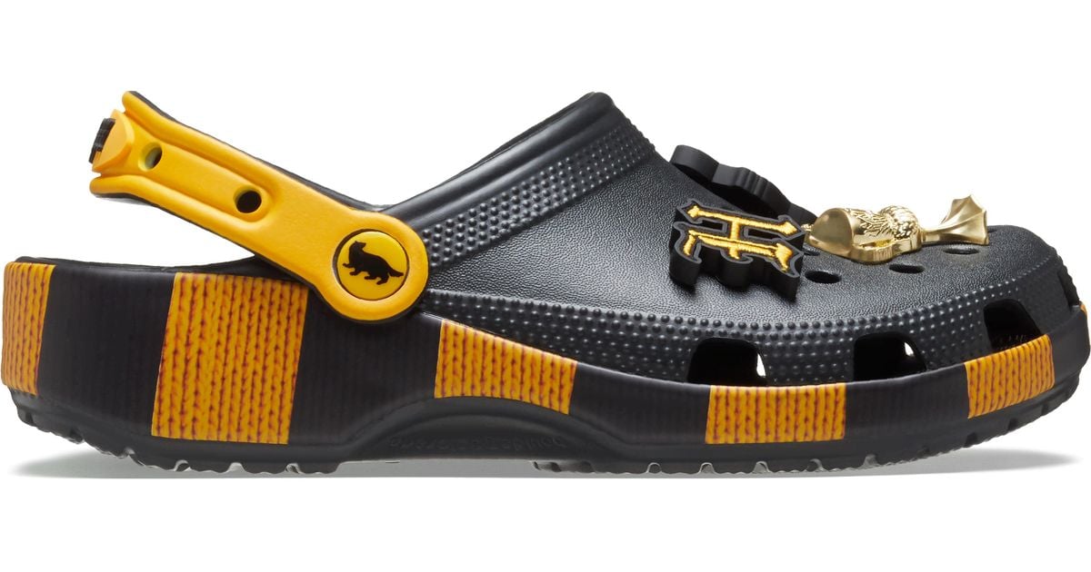 Crocs™ Hufflepuff-Inspired Printed Classic Clogs in Black | Lyst UK