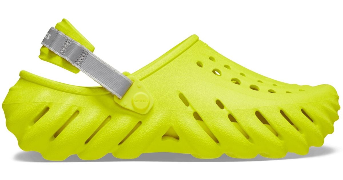 Crocs™ Echo Reflective Backstrap Clog; Acidity in Yellow | Lyst
