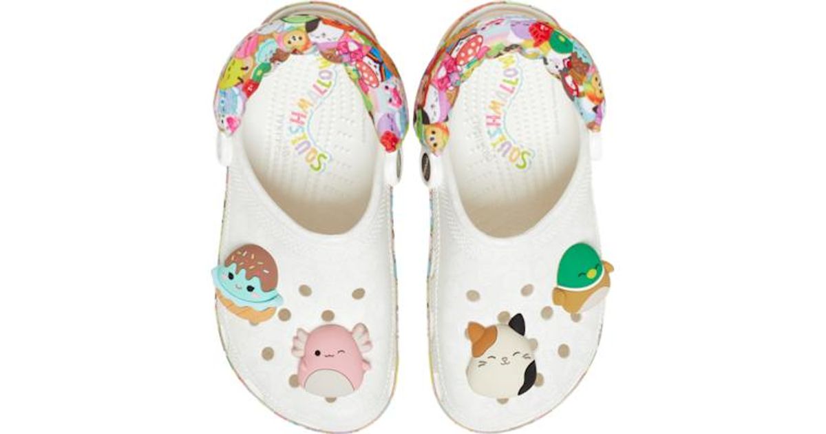 Crocs™ Squishmallows Printed Clogs with Plush Charms in Black | Lyst