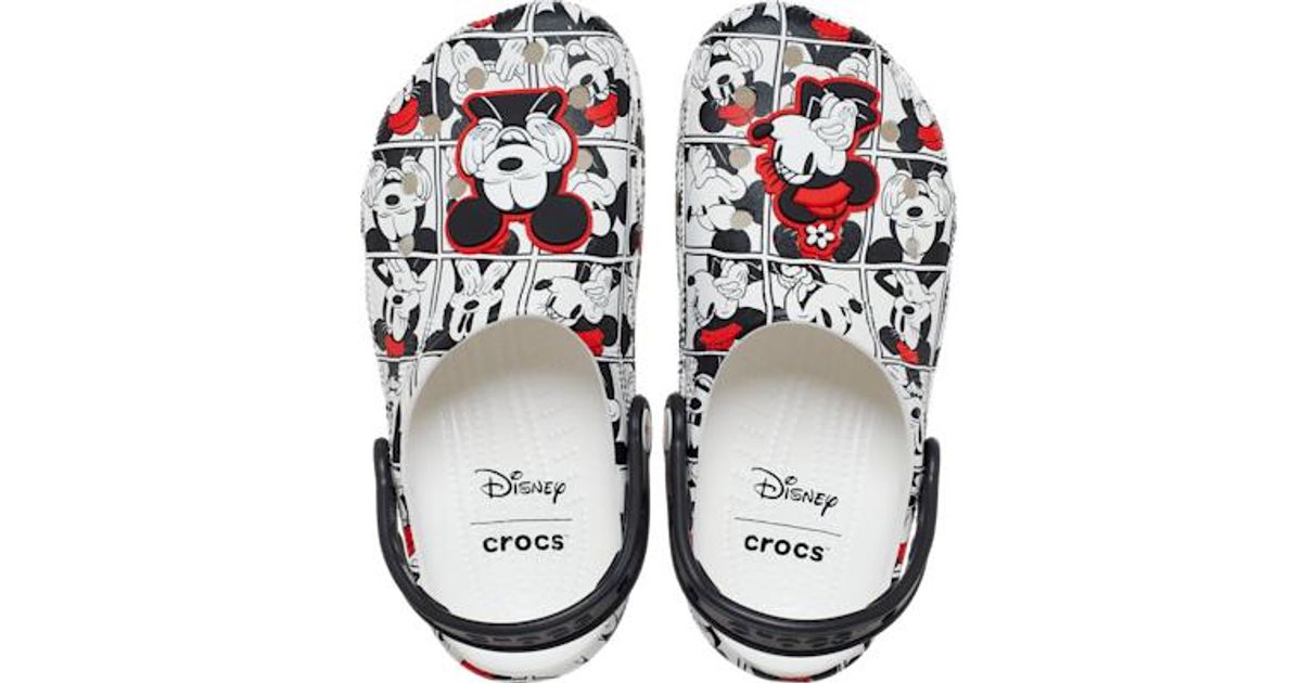 Crocs™ Mickey And Minnie Classic Clog in Black | Lyst