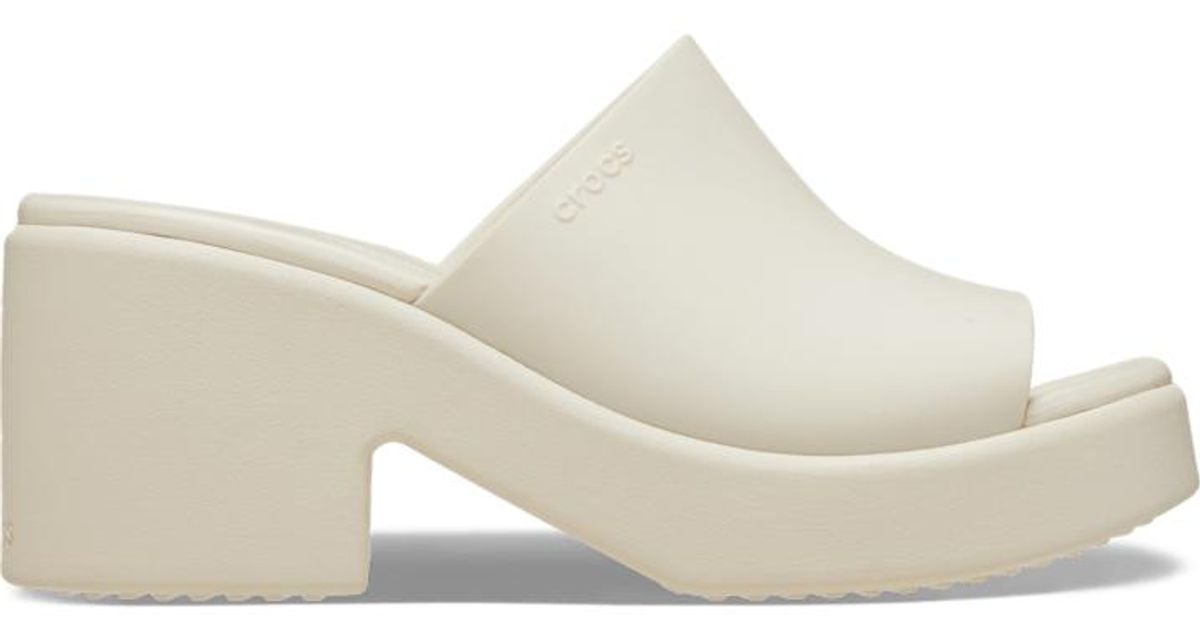 Crocs™ Brooklyn Heel; Stucco in Black | Lyst