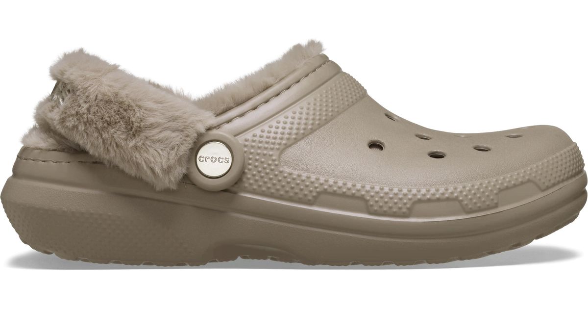 Crocs™ Classic Fuzz Lined in Black | Lyst UK