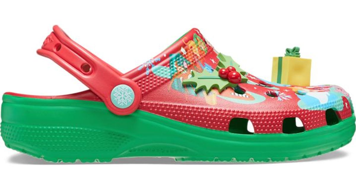 Crocs™ Classic Xmas Classic Clog in Green for Men | Lyst