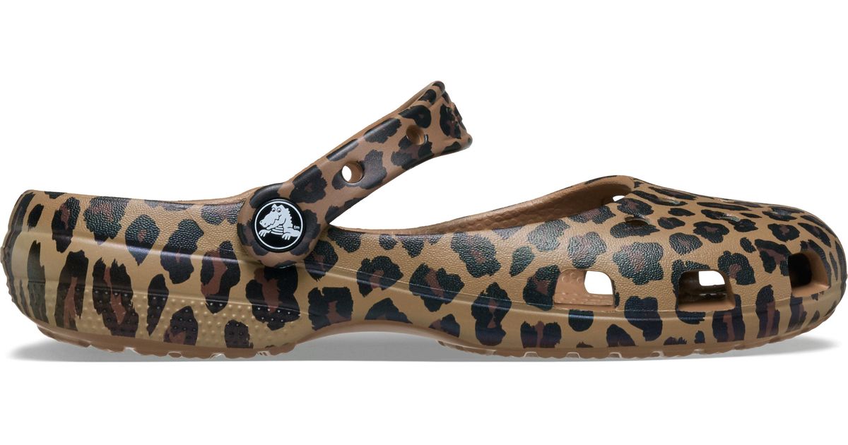 Crocs™ Classic Animal Ballet in Black | Lyst UK