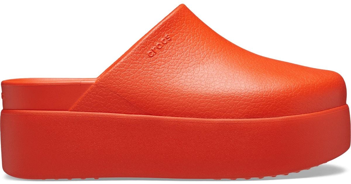 Crocs™ Dylan Platform Clog in Red | Lyst