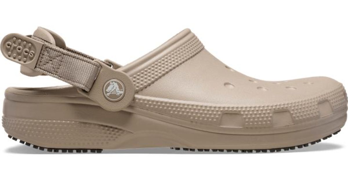 Crocs™ Classic Slip Resistant Work Clog in Black | Lyst