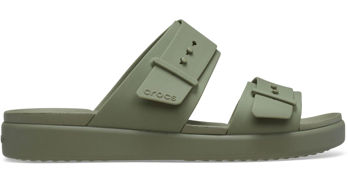Crocs™ Brooklyn Buckle Low Low in Black | Lyst UK