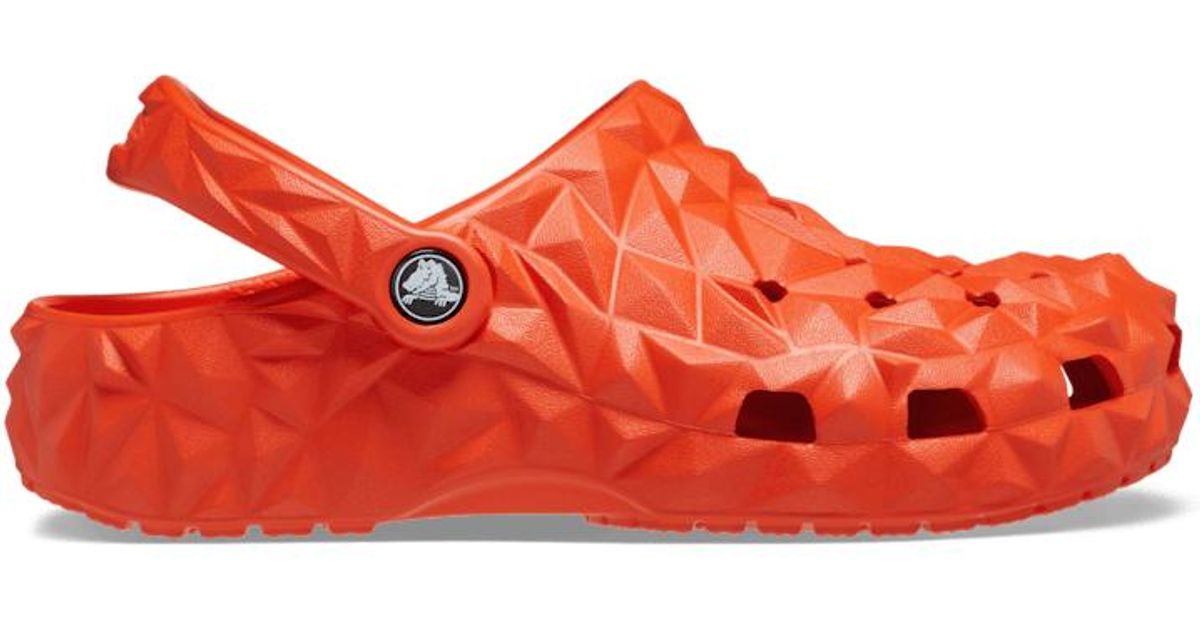 Crocs™ Classic Geometric Clog in Red | Lyst