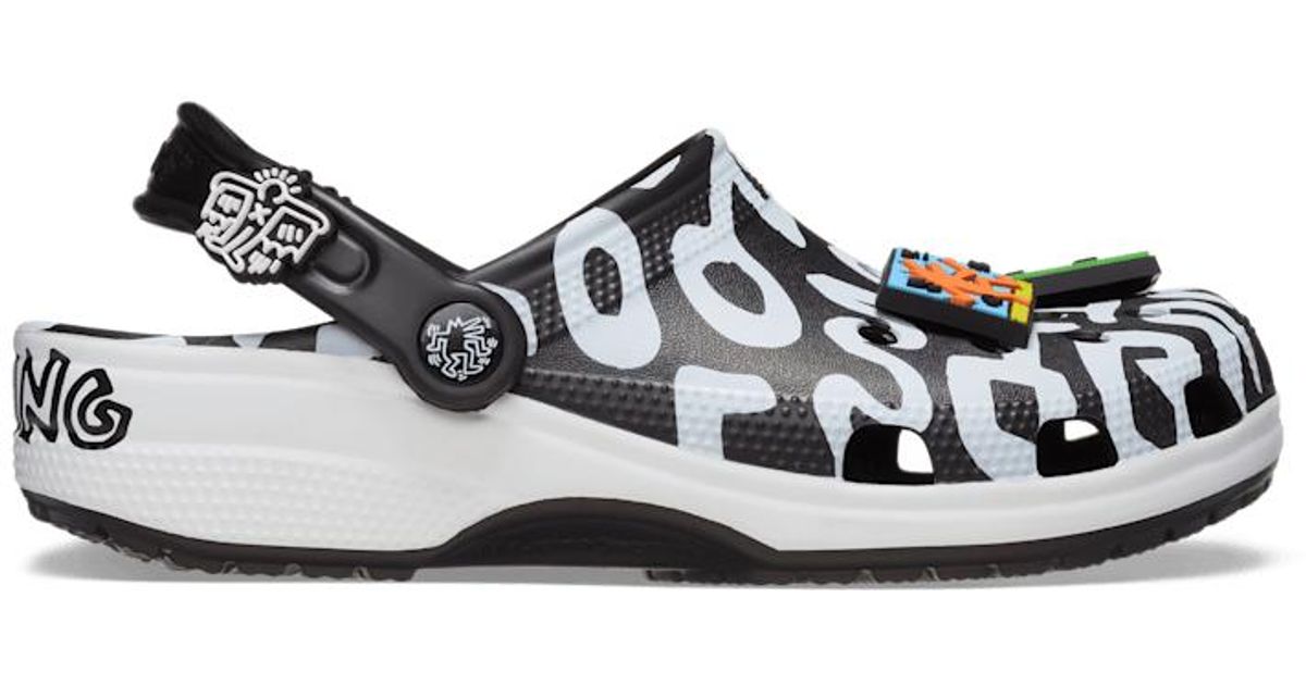 Crocs™ Keith Haring Classic Clog in Black | Lyst