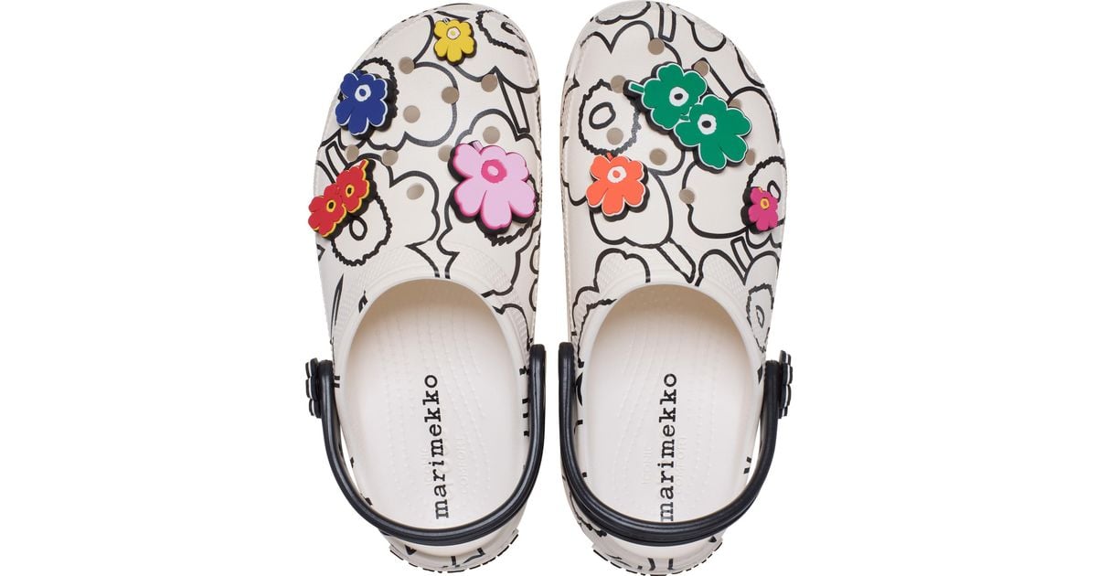 Crocs™ Marimekko Classic Platform Clog in Black | Lyst